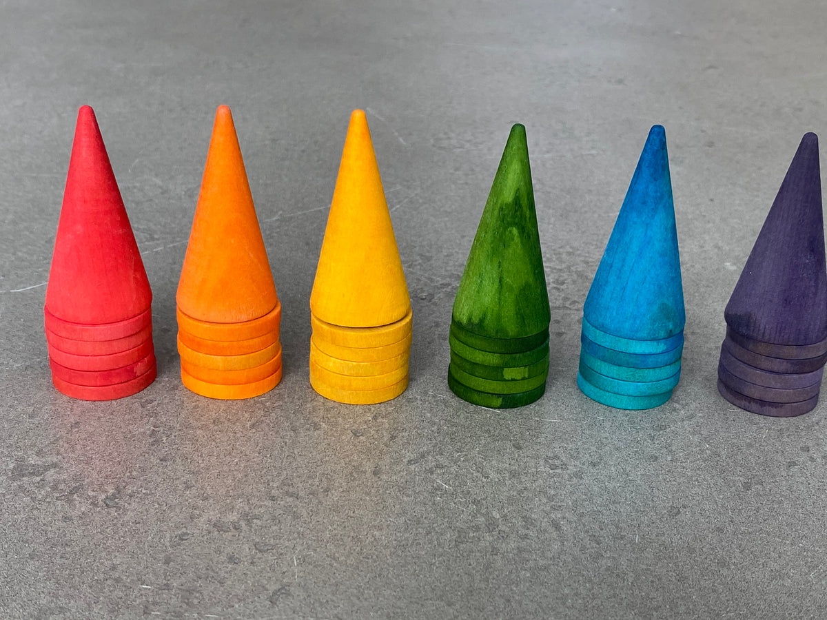 Rainbow Cones and Dots – Hunny Bunches Workshop
